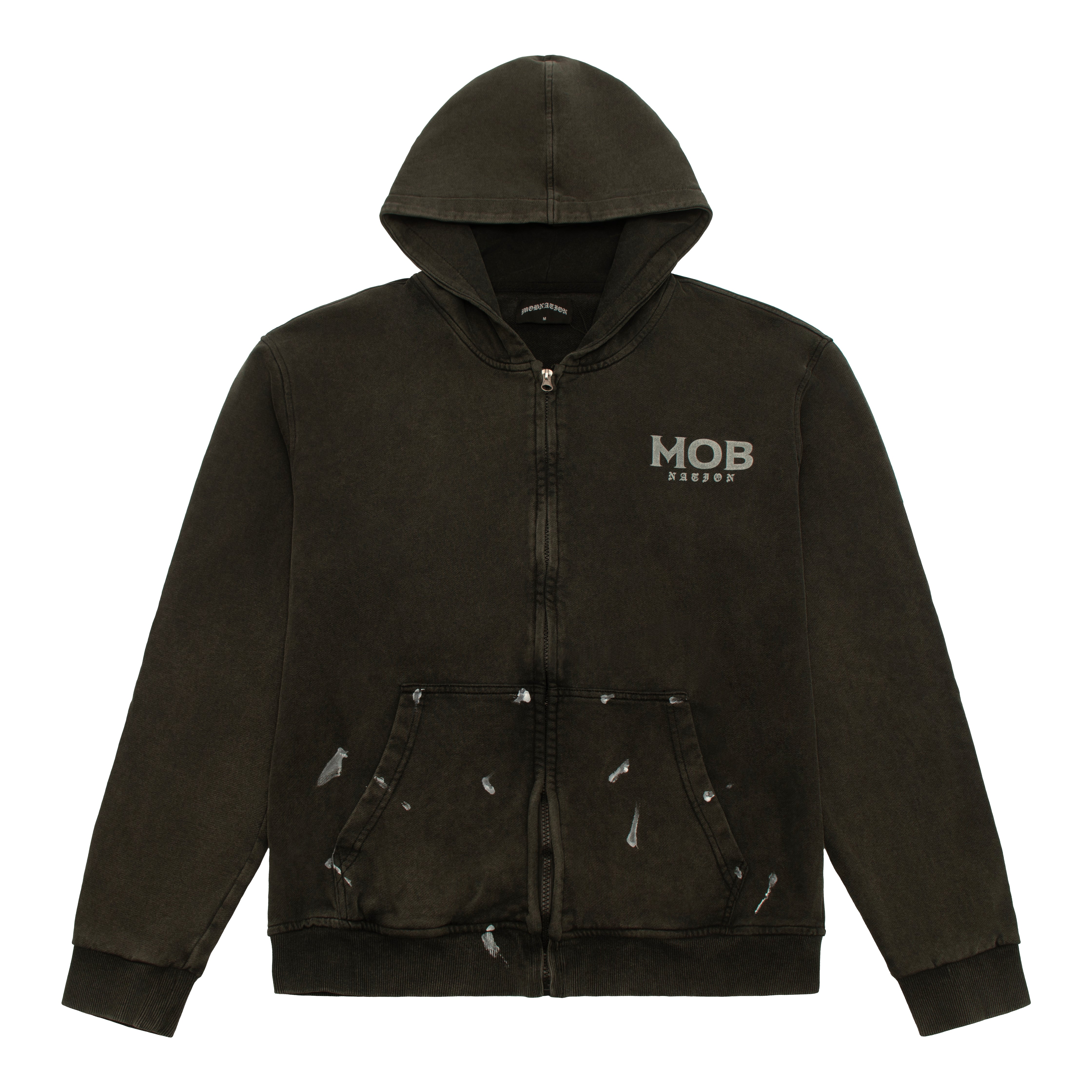 GREY MILANO HOODIE – Mob Nation